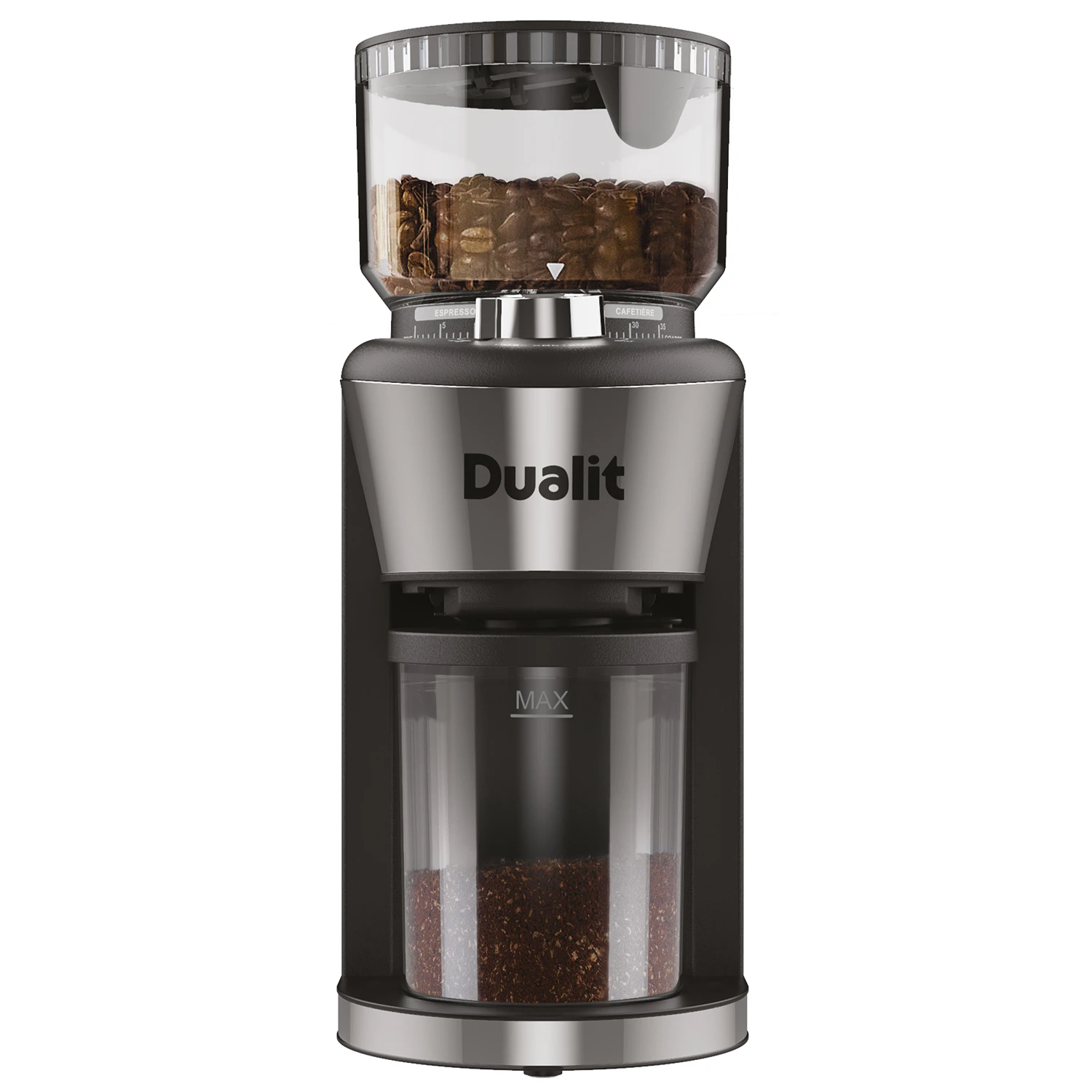 Burr Kaffekværn, Sort fra Dualit | RoyalDesign.dk