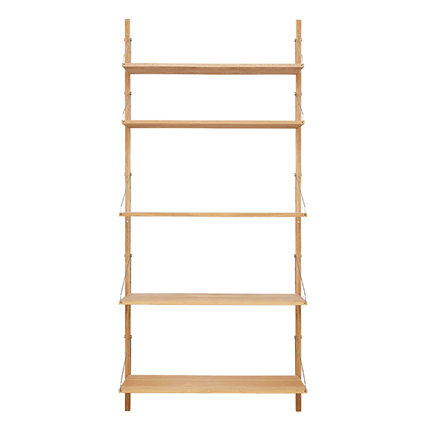 Library Hylde 185,2cm, Stål/Eg fra Frama | RoyalDesign.dk
