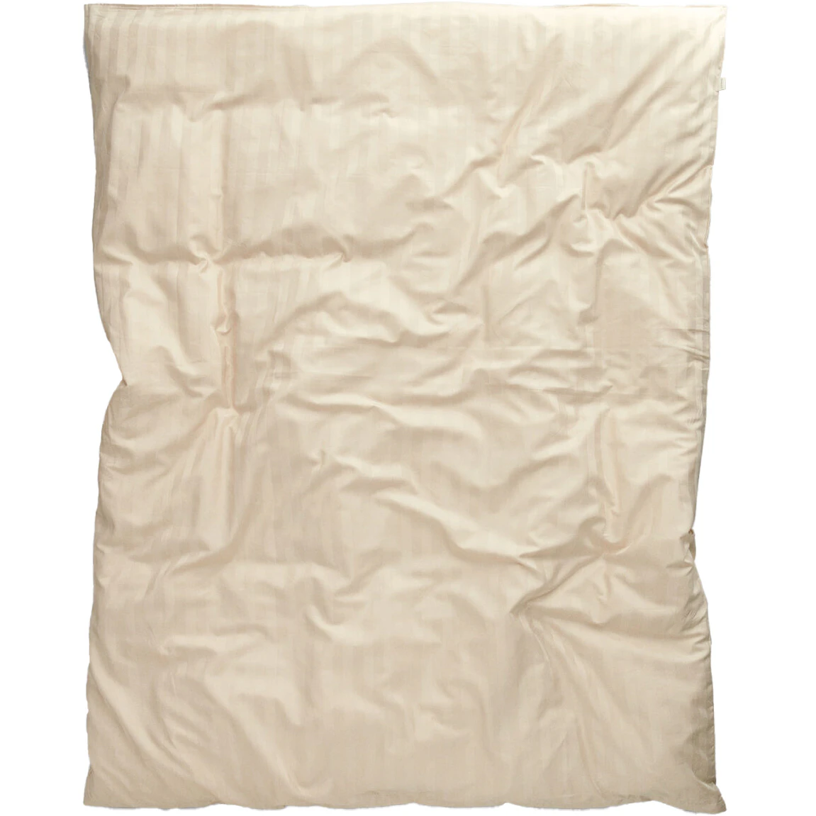 Sateen Stripes Dynebetræk 150x210 cm, Putty | RoyalDesign.dk