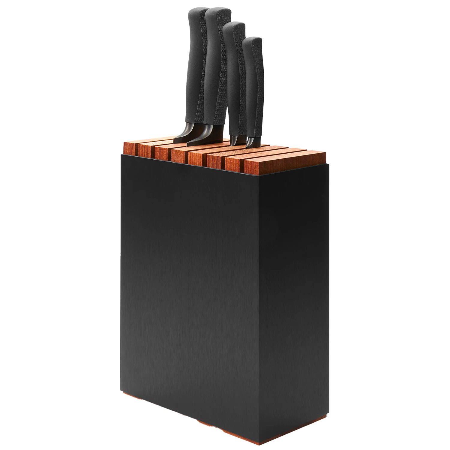 Performer Knivblok Med 4 Knive, Sort fra Wüsthof | RoyalDesign.dk